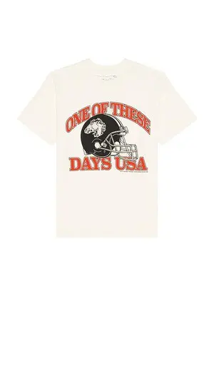 ONE OF THESE DAYS Days Usa Tshirt In Ivory