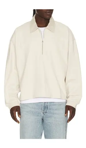 AGOLDE Darius Polo In White
