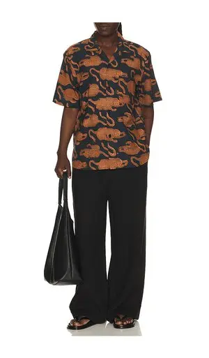 KARDO Ronen Shirt In Black - Multi