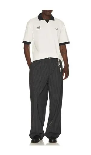 Fred Perry X Meyba Printed Polo In White
