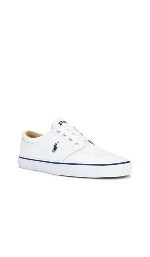 Polo Ralph Lauren Faxon Leather Low Top Sneakers