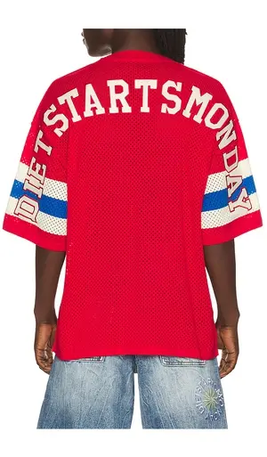 DIET STARTS MONDAY Knit Jersey - Red