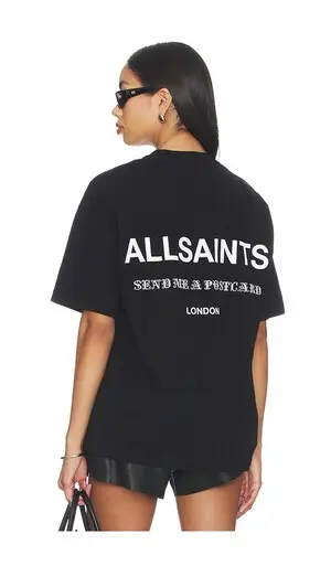 ALLSAINTS Dreamer Etta Graphic Cotton T-shirt - Black