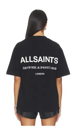ALLSAINTS Dreamer Etta Graphic Cotton T-shirt - Black