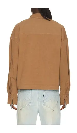 MADFRENZY Miss Overshirt In Brown