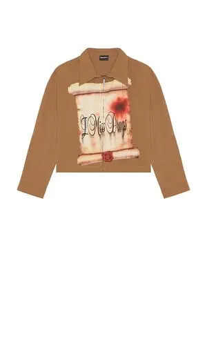 MADFRENZY Miss Overshirt In Brown