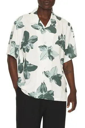Rag & Bone Avery Printed Shirt - Mint