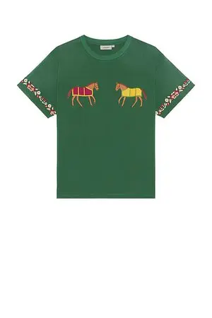 FOUND Embroidered Horse Equine Tee