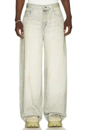 WON HUNDRED Lyon Printed Denim Jeans