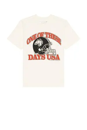 ONE OF THESE DAYS Days Usa T-shirt - Bone