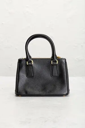 Prada Saffiano Handbag - Black