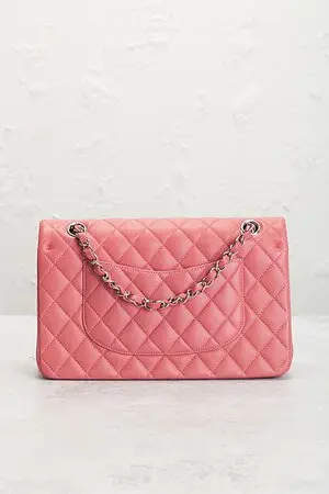 Chanel Lambskin Classic Double Flap Bag - Pink