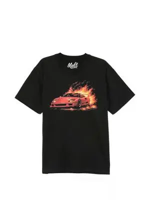 MELT Graphic-print T-shirt - Black