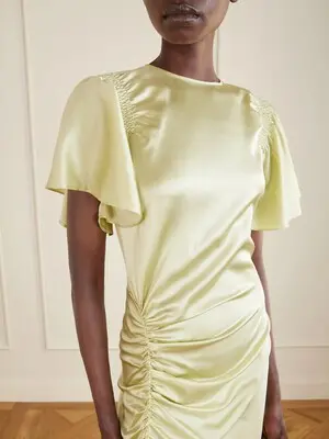 Veronica Beard Silk-blend Satin Gown