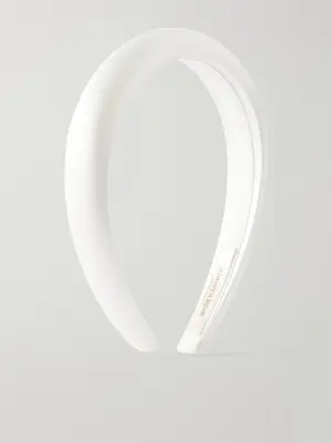 JENNIFER BEHR Tori Silk-satin Headband - Neutrals