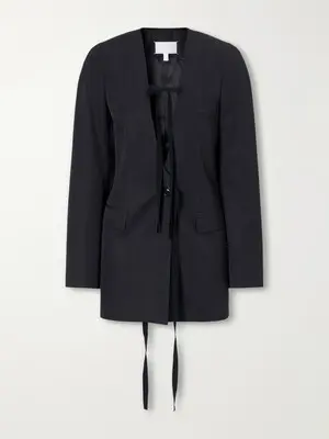 MAISON MARGIELA Tie-detailed Wool Blazer