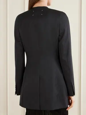 MAISON MARGIELA Tie-detailed Wool Blazer
