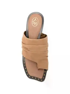 Ash Corine Ruched Toe-strap Sandals