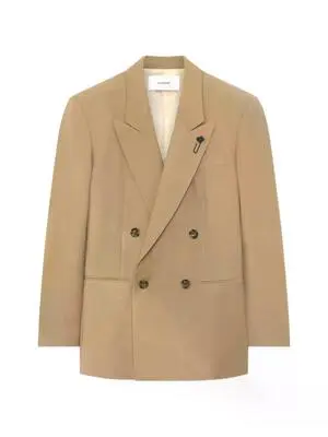 LARDINI Double-breasted Peak-lapel Blazer