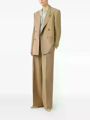 LARDINI Double-breasted Peak-lapel Blazer
