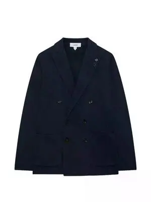 LARDINI Double-breasted Blazer - Blue