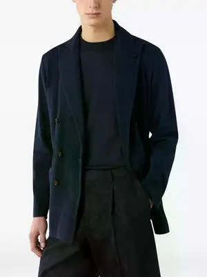 LARDINI Double-breasted Blazer - Blue