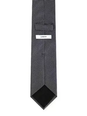 LARDINI Micro-dot Silk Neck Tie