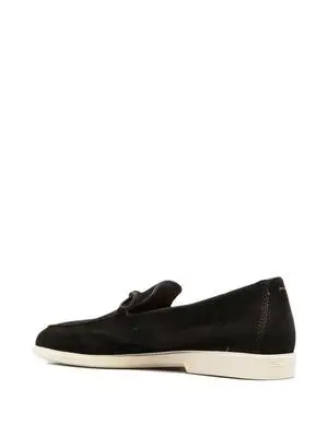 Santoni Malibu Bow-detail Loafers - Brown