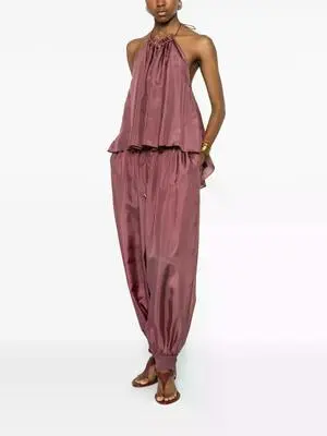 Zimmermann Aster Bead-embellishment Blouse - Purple
