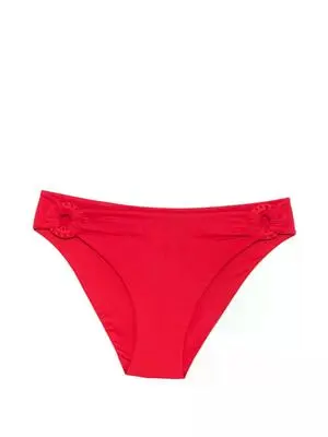 FISICO Ring-detail Bikini Bottoms - Red