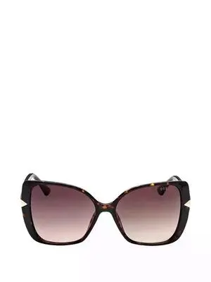 Guess Tortoiseshell-effect Cat-eye Sunglasses - Brown