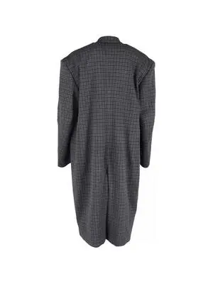 Balenciaga Houndstooth Oversized Coat