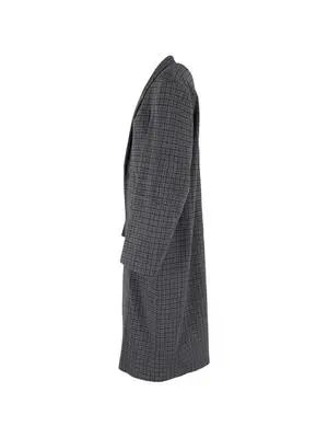 Balenciaga Houndstooth Oversized Coat
