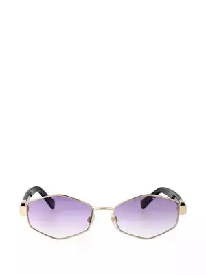 Marc Jacobs Geometric-frame Sunglasses - Gold