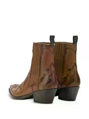 Sartore Leather Cowboy Boots