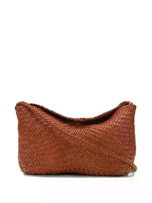 Dragon Diffusion Woven Leather Shoulder Bag