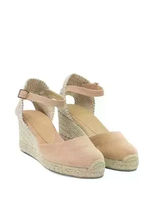CastaÑer Carol Buckle-fastening Wedge Espadrilles - Pink