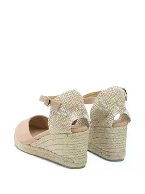 CastaÑer Carol Buckle-fastening Wedge Espadrilles - Pink