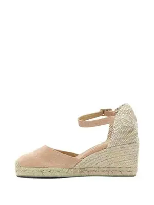 CastaÑer Carol Buckle-fastening Wedge Espadrilles - Pink