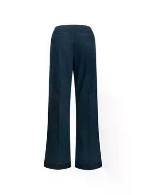 SHAFT JEANS Pressed-crease Wide-leg Jeans