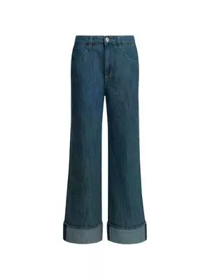 SHAFT JEANS Belt-loop Wide-leg Jeans