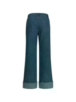 SHAFT JEANS Belt-loop Wide-leg Jeans