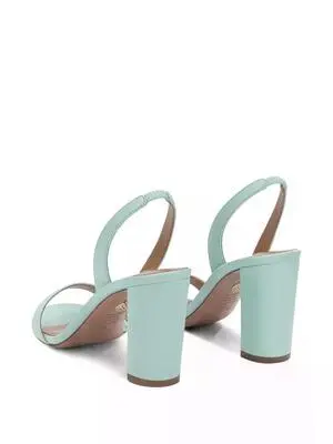 AQUAZZURA So Nude Block 85 Sandals