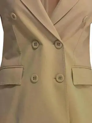 CIRCOLO 1901 Double-breasted Peak-lapel Coat - Neutrals