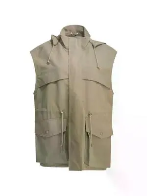 Auralee Hooded Drawstring Gilet