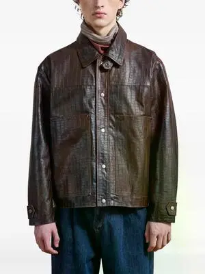 FOUND Croc-embossed Jacket