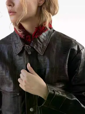 FOUND Croc-embossed Jacket