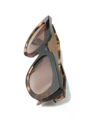 Prada Sunglasses With Logo - Brown