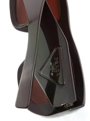 Prada Sunglasses With Logo - Brown