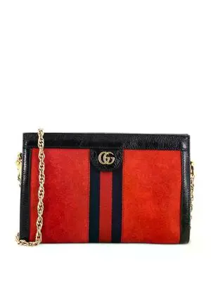 Gucci Ophidia Chain Small Shoulder Bag - Red
